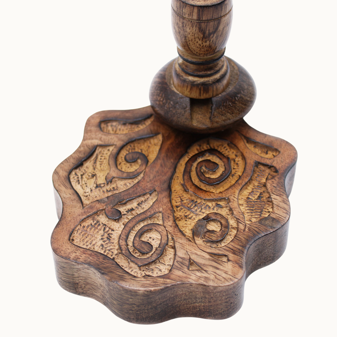 Tree of Life Mango Wood Backflow Burner – Lotus Zen Incense