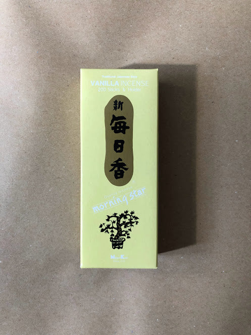Vanilla Incense Large Box | Morning Star by Nippon Kodo – Lotus Zen Incense